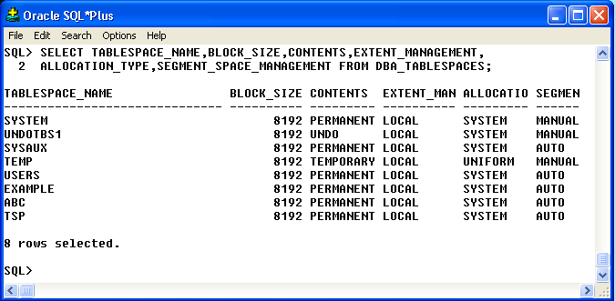 Segment Space Management In Oracle 5791