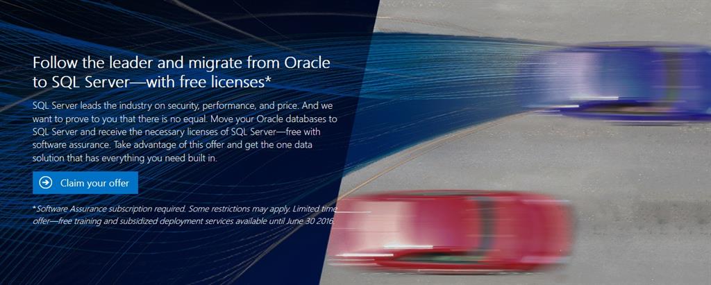 Microsoft Comes With New Migration Offer For SQL Server 2016